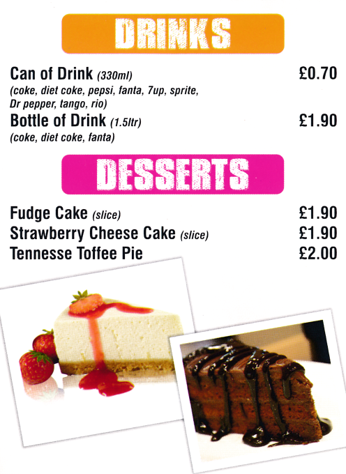 Takeaway and delivery menu for Pizza Zone in Beeston